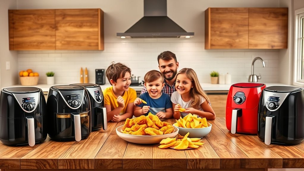 7 Best Air Fryers Perfect for a Family of Four