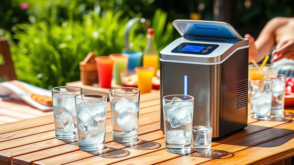 10 Best Portable Table Ice Makers for On-the-Go Refreshment